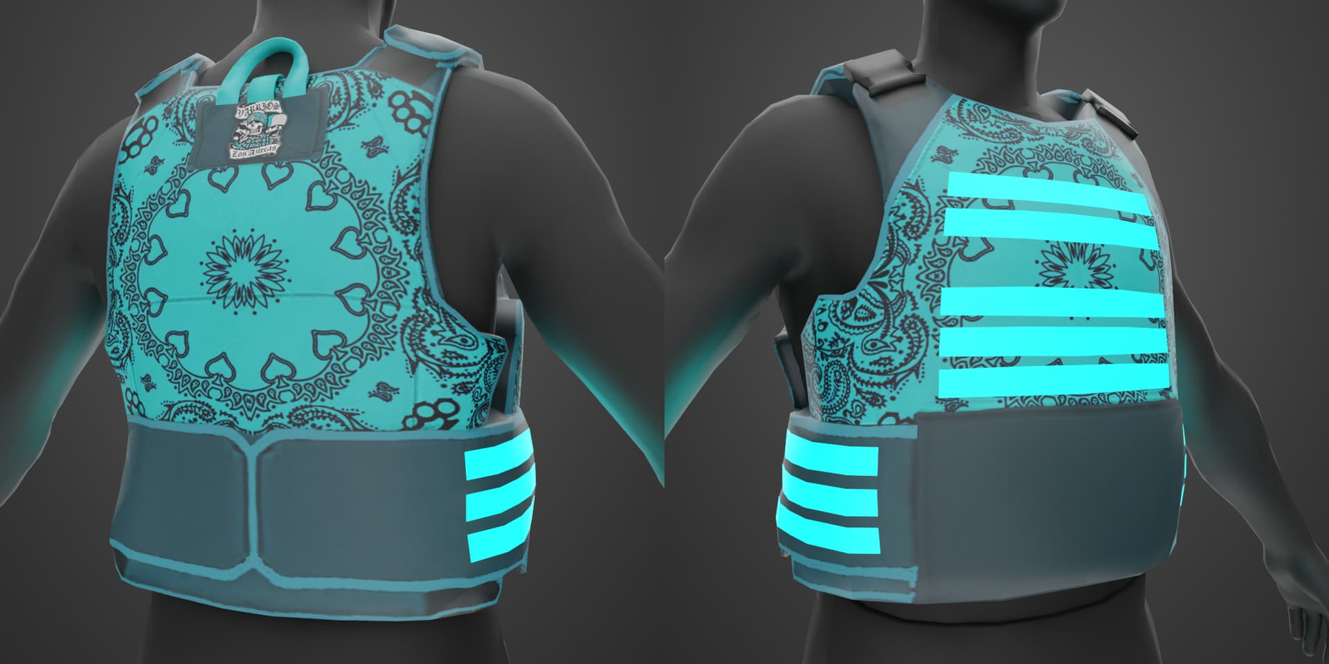 Emissive/No Glow Gang Vests (All Lore Gangs, FiveM Ready) - FiveM ...