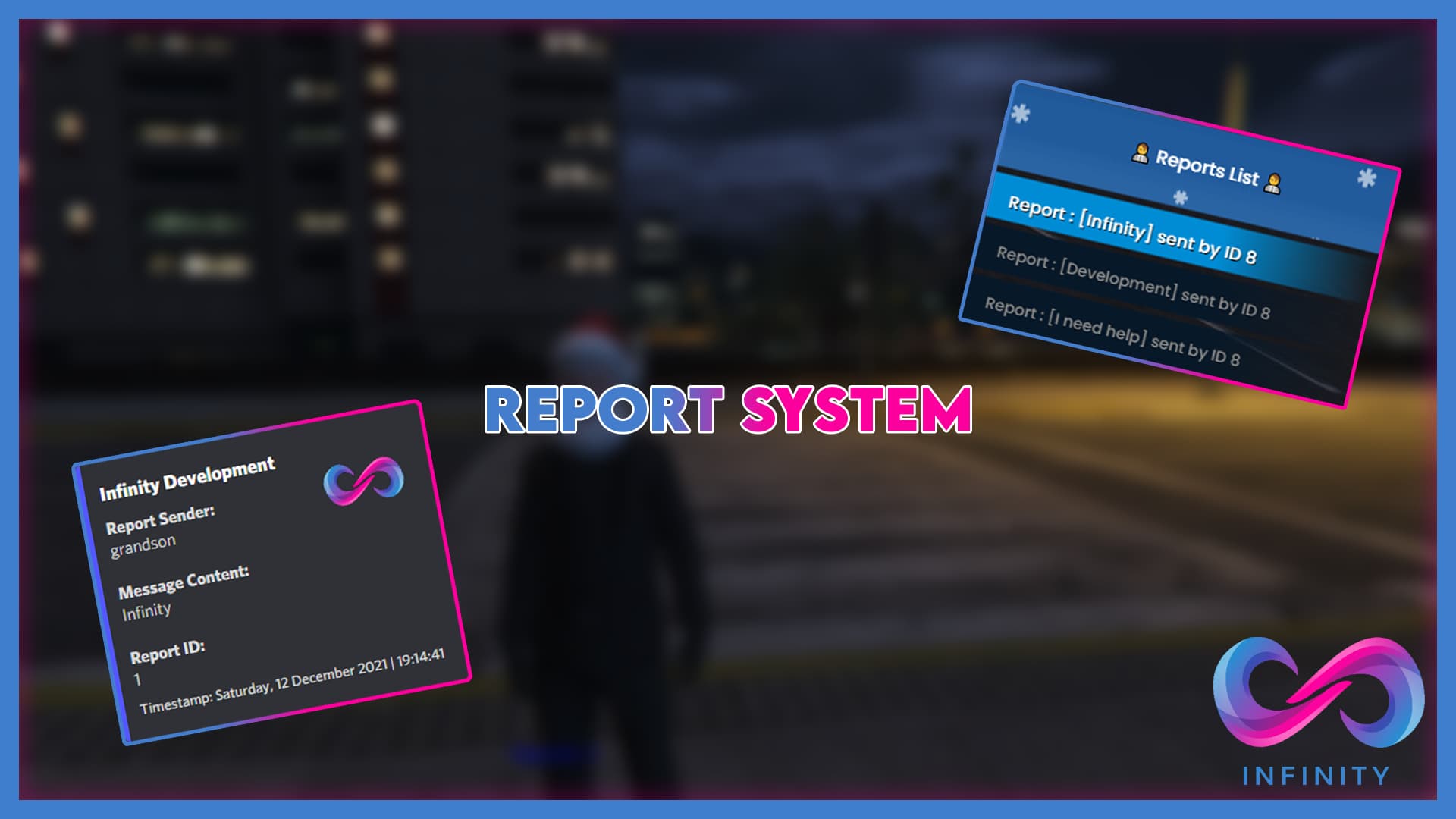 🆘 Infinity Report System [ESX] [PAID] - FiveM Releases - Cfx.re Community