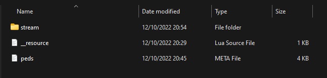 [How-To] Streaming edited replace ped at add-on Fivem - Resource ...