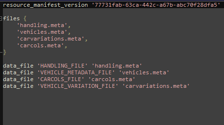 Handling.meta does not affect my police cars - Server Discussion - Cfx ...