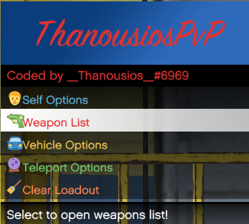 PvP Menu - FiveM Releases - Cfx.re Community