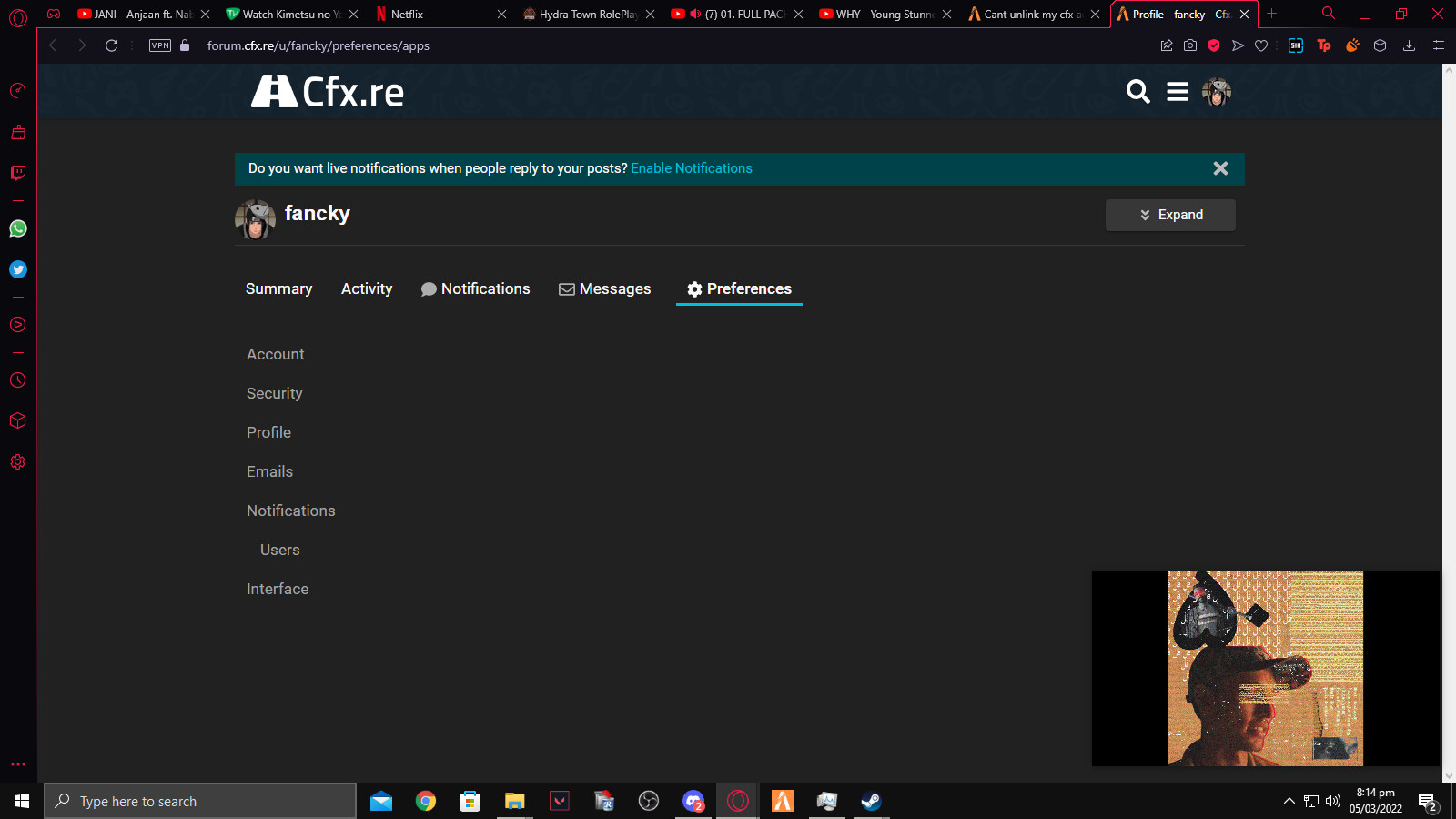 Cant unlink my cfx account from fivem - FiveM Discussion - Cfx.re Community