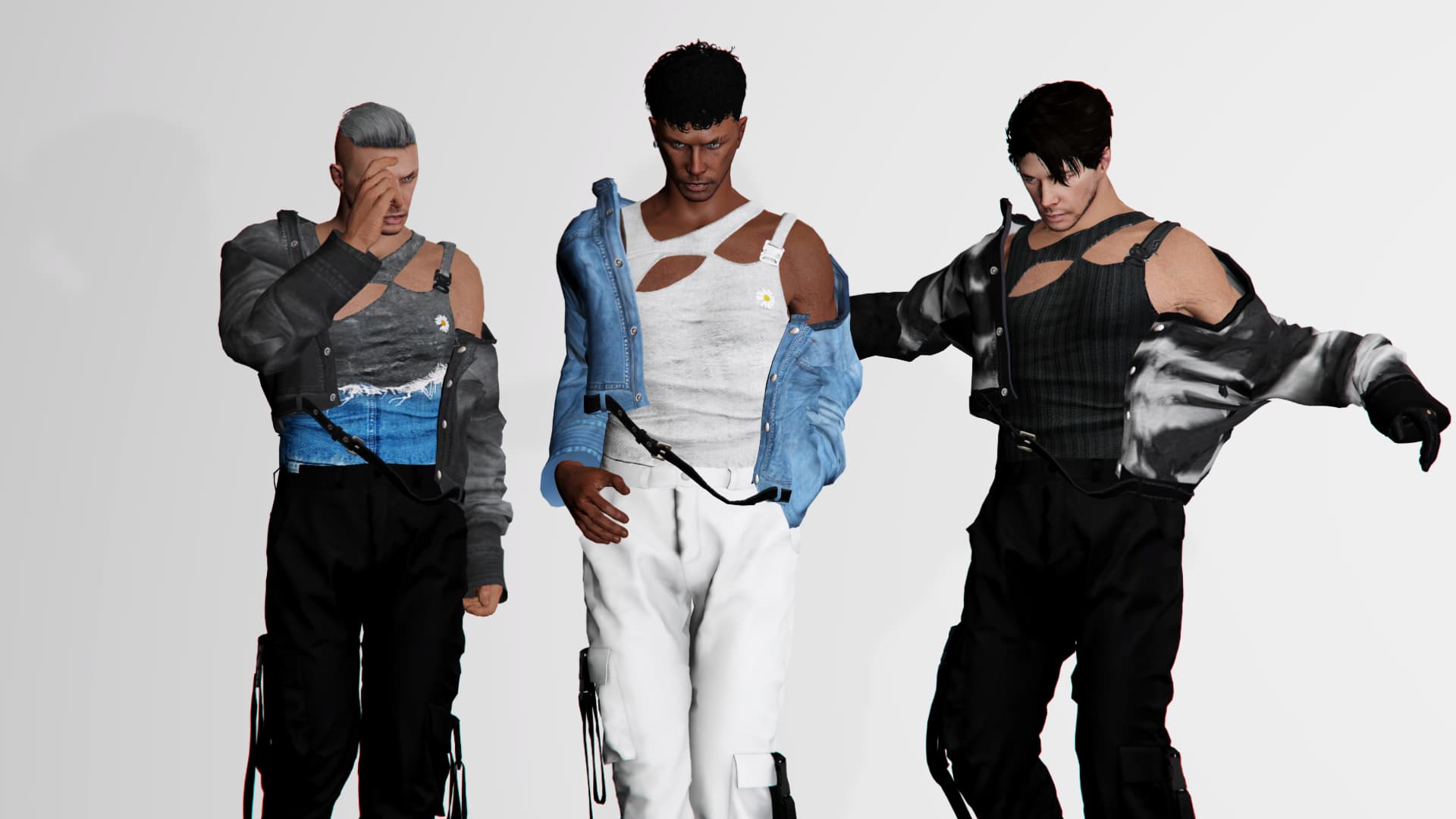 [PAID] Low Shoulder Denim Jacket mp Male - FiveM Releases - Cfx.re ...