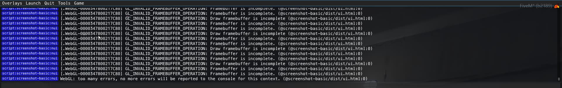 I join a server and I cant do anything except opening my fiveM console ...