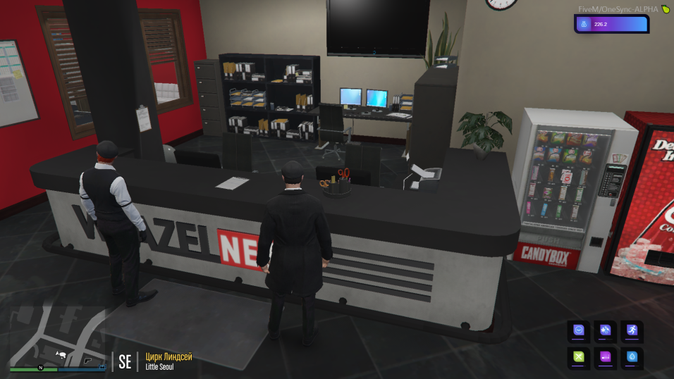 Doesn't show an interface of server. (money, hunger...) - FiveM Client ...