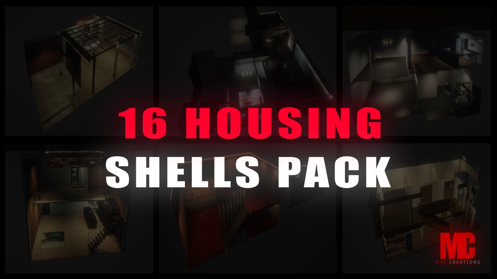 16 x INTERIOR SHELL FOR HOUSING ( UF + F ) - FiveM Releases - Cfx.re ...
