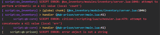 Issue with qb-core Prison giving items back - QBCore - Cfx.re Community