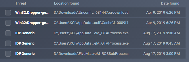 FiveM quarantined by AVG when selecting server option - FiveM Client ...