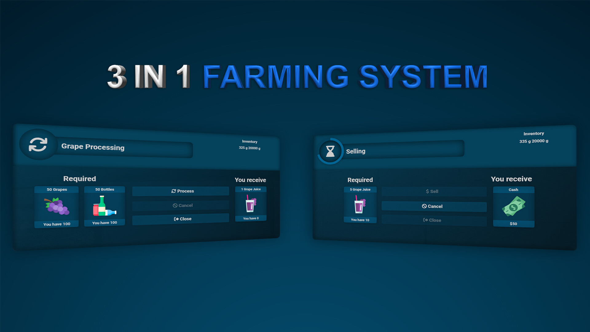 [ESX] CS 3 in 1 Farming System [OUTDATED] - FiveM Releases - Cfx.re Community