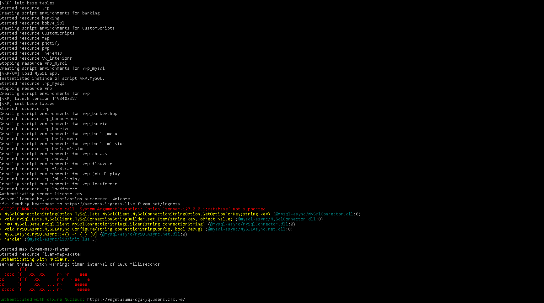 [HELP] Added scripts and my SQL started getting an error! Script error ...