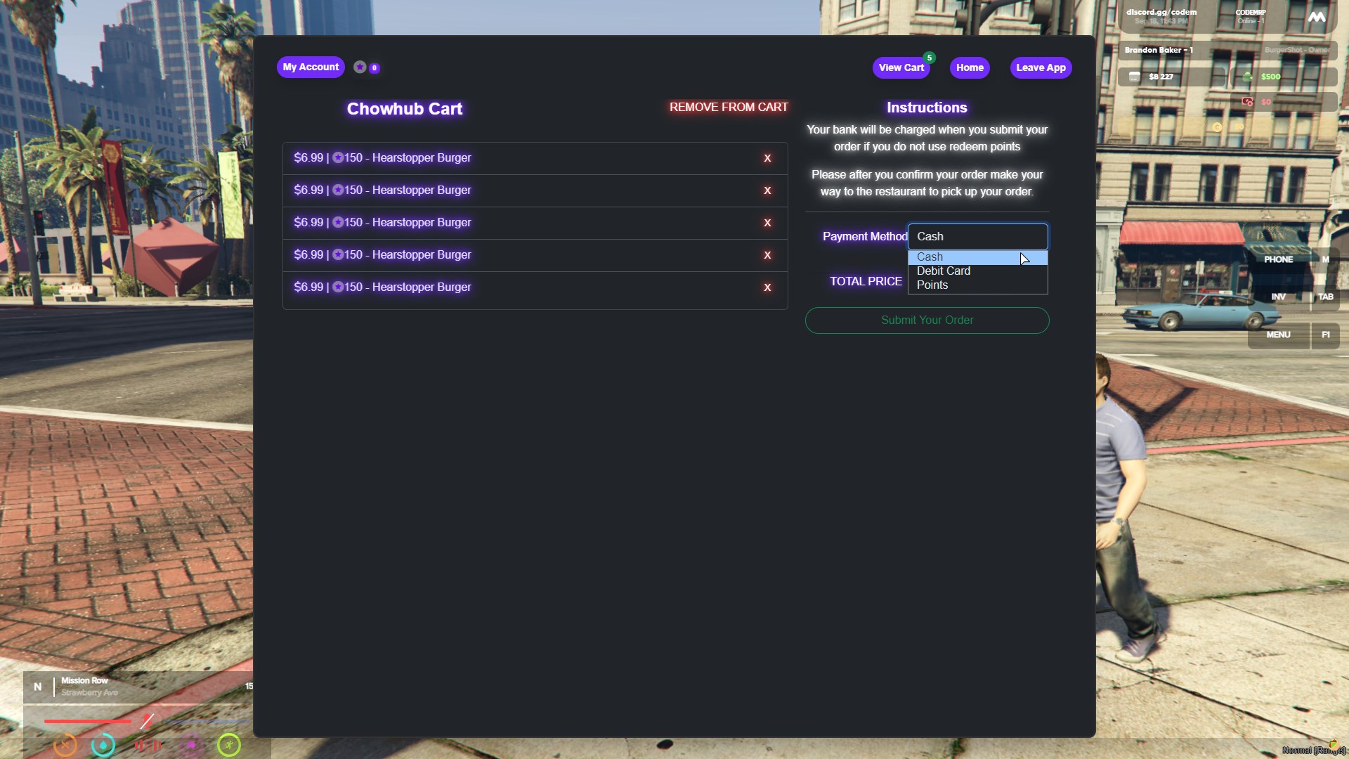 qb-chowhub | ultimate food ordering app - FiveM Releases - Cfx.re Community