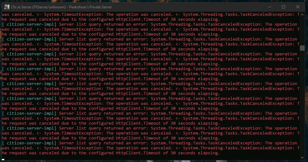Console Spammed With Server List Query Failure - Server Discussion ... Console Spammed With Server List Query Failure - Server Discussion ...