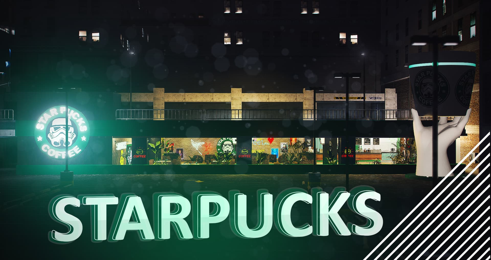 [ Legions Square ] Starpucks Coffee - Cafe Map - FiveM Releases - Cfx ...