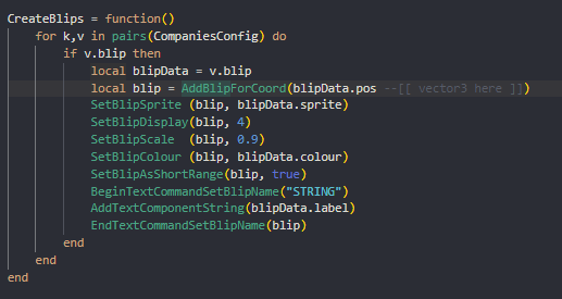 Lua Cannot Push Vector3 Value Instead Of X Y Z In Native Functions Bug Reports Cfxre 6904