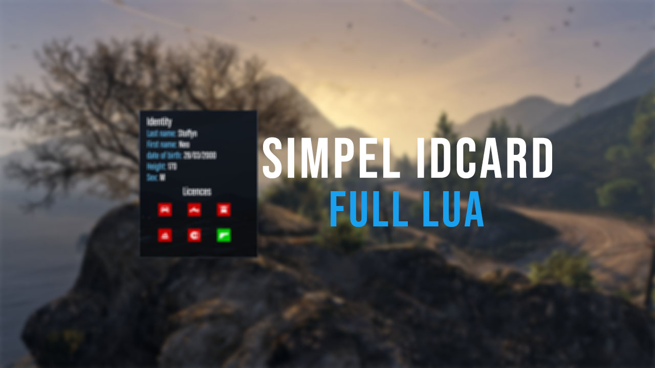 Simpel IdCard - FiveM Releases - Cfx.re Community Simpel IdCard - FiveM Releases - Cfx.re Community