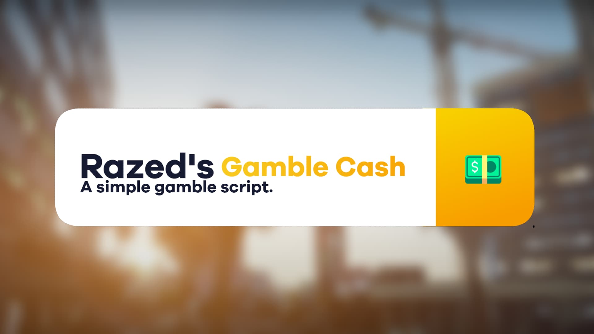 [FREE] [QBCore] Razed's Gamble Cash - Releases - Cfx.re Community