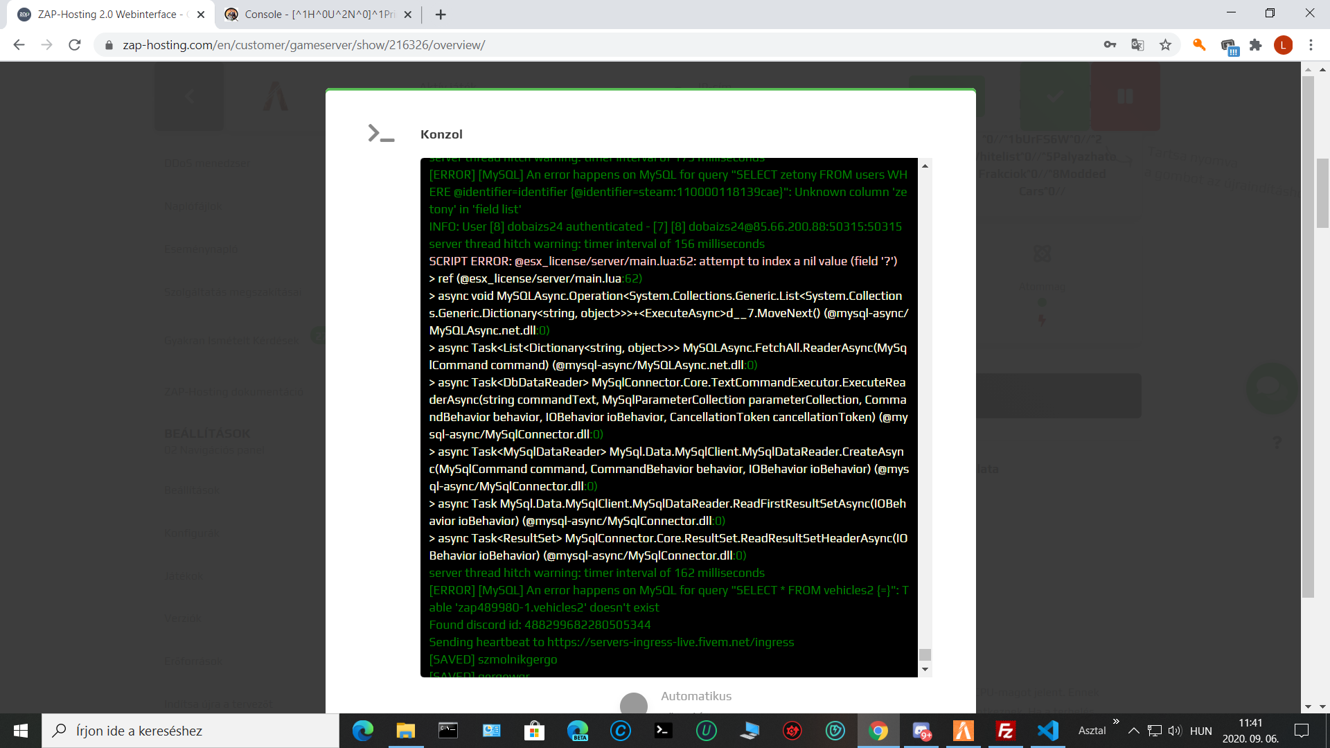 Error with esx license - Resource Support - Cfx.re Community Error with esx license - Resource Support - Cfx.re Community