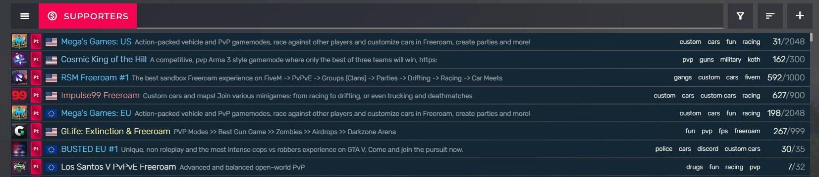 How do my server become FiveM "Supporter"? - Server Discussion - Cfx.re Community