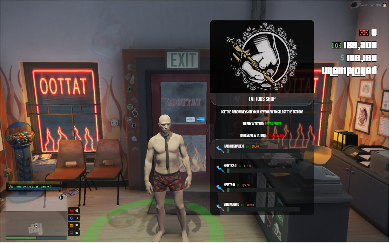 [Release] Tattoos Shop and Degrade Hair [ESX / QBCore / STANDALONE ...