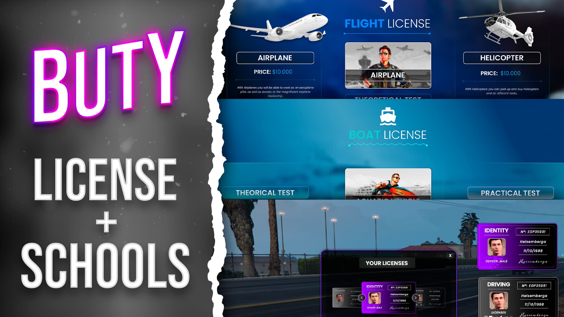License system + Flight & Boat Schools with OFFER! - FiveM Releases ...