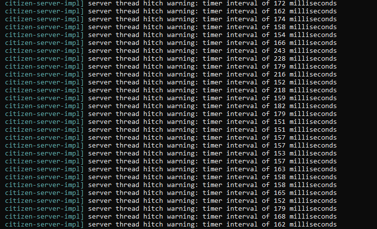 Server thread hitch warning - Server Support - Cfx.re Community