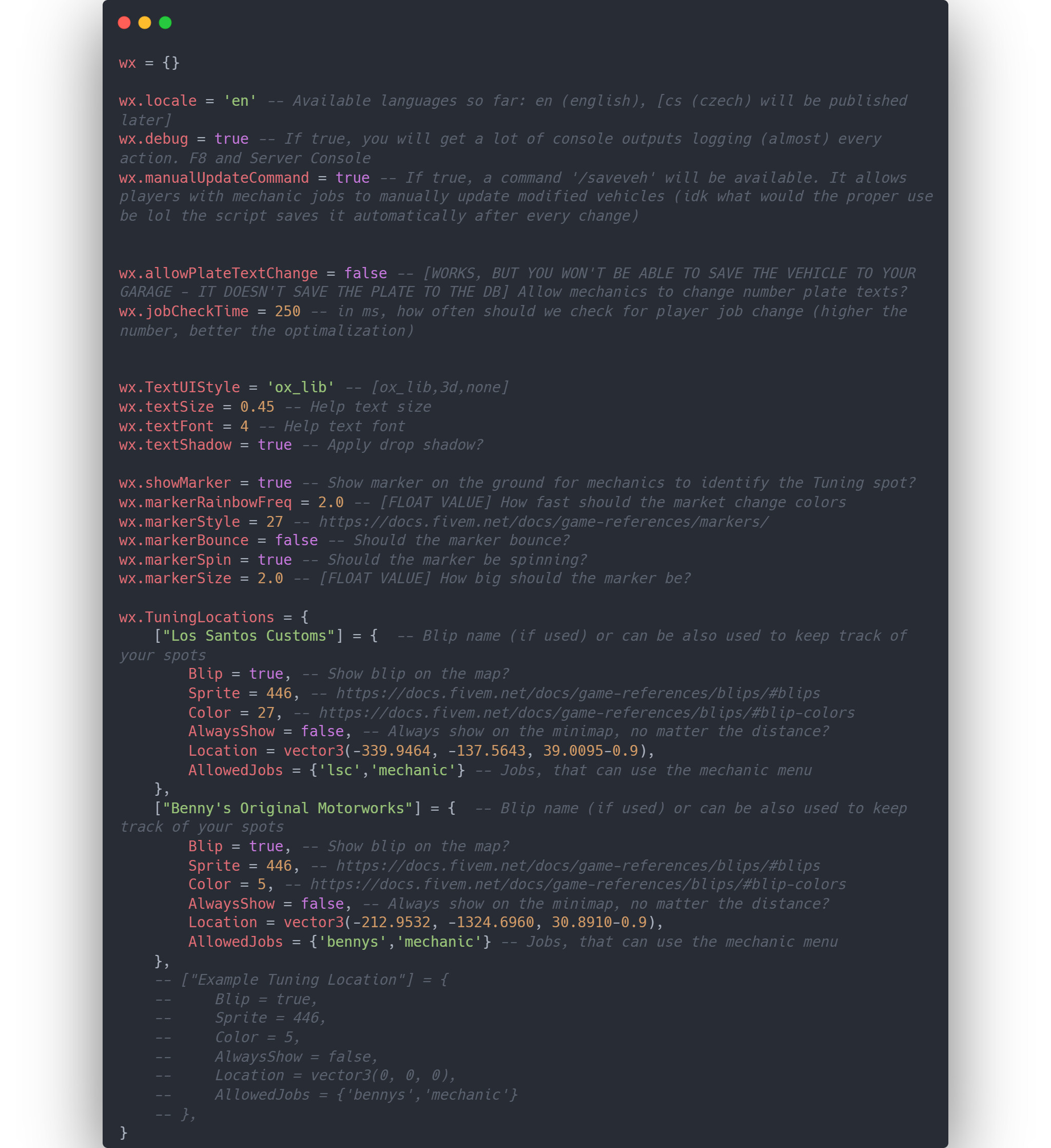 [RELEASE] [PAID] [OX+ESX] WX Tuning - Advanced mechanic job powered by ox_lib - FiveM Releases ...