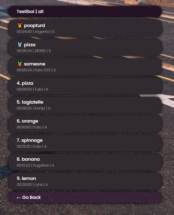 [QB-CORE] Racing app with full leaderboard - FiveM Releases - Cfx.re ...