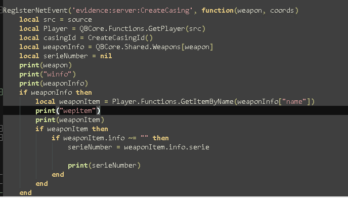 Get the name of the weapon in the player's hand - Discussion - Cfx.re ...