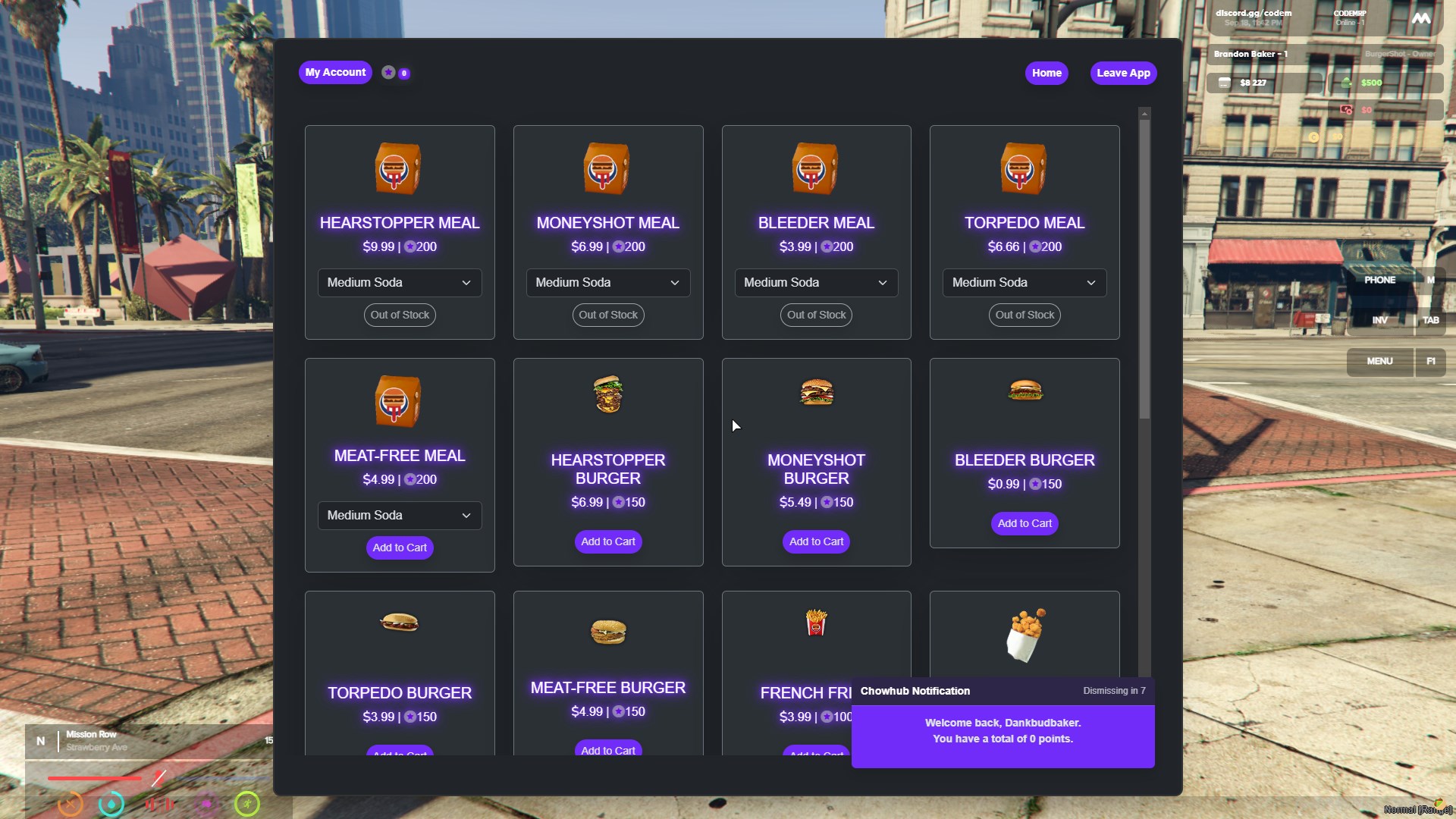 qb-chowhub | ultimate food ordering app - FiveM Releases - Cfx.re Community