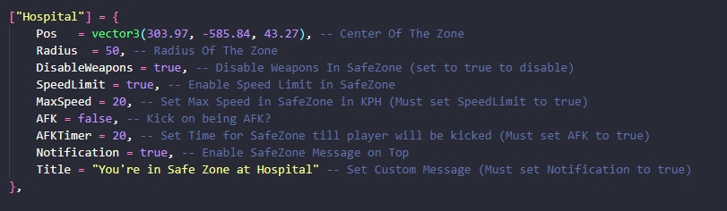 [OUTDATED] [ESX/QBCORE/OXCORE] Advanced Safe Zones (mt-safezones ...