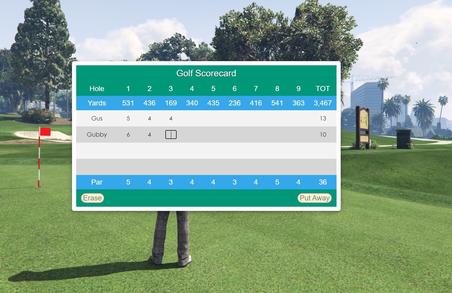 [RELEASE] [FREE] Golf Scorecard - FiveM Releases - Cfx.re Community