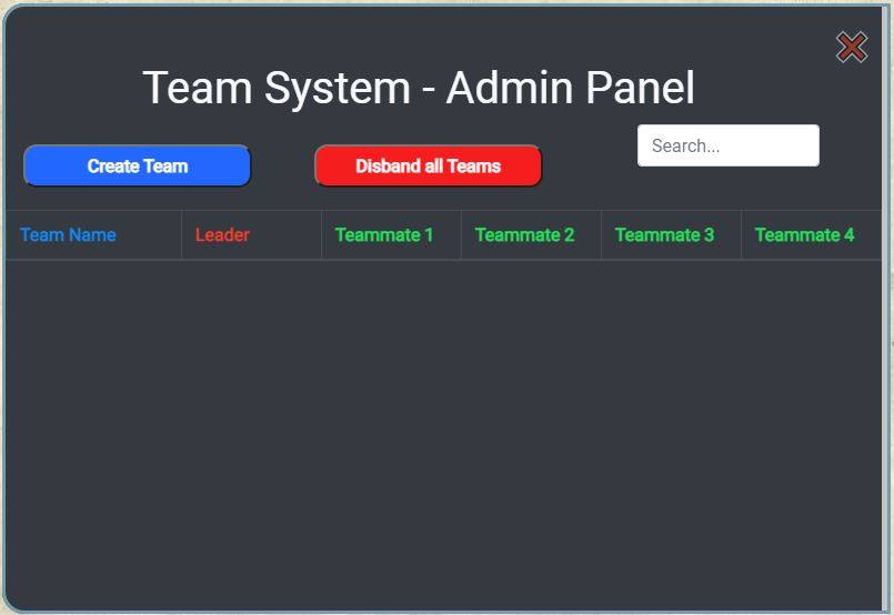 [PAID] [ESX] Team System - FiveM Releases - Cfx.re Community