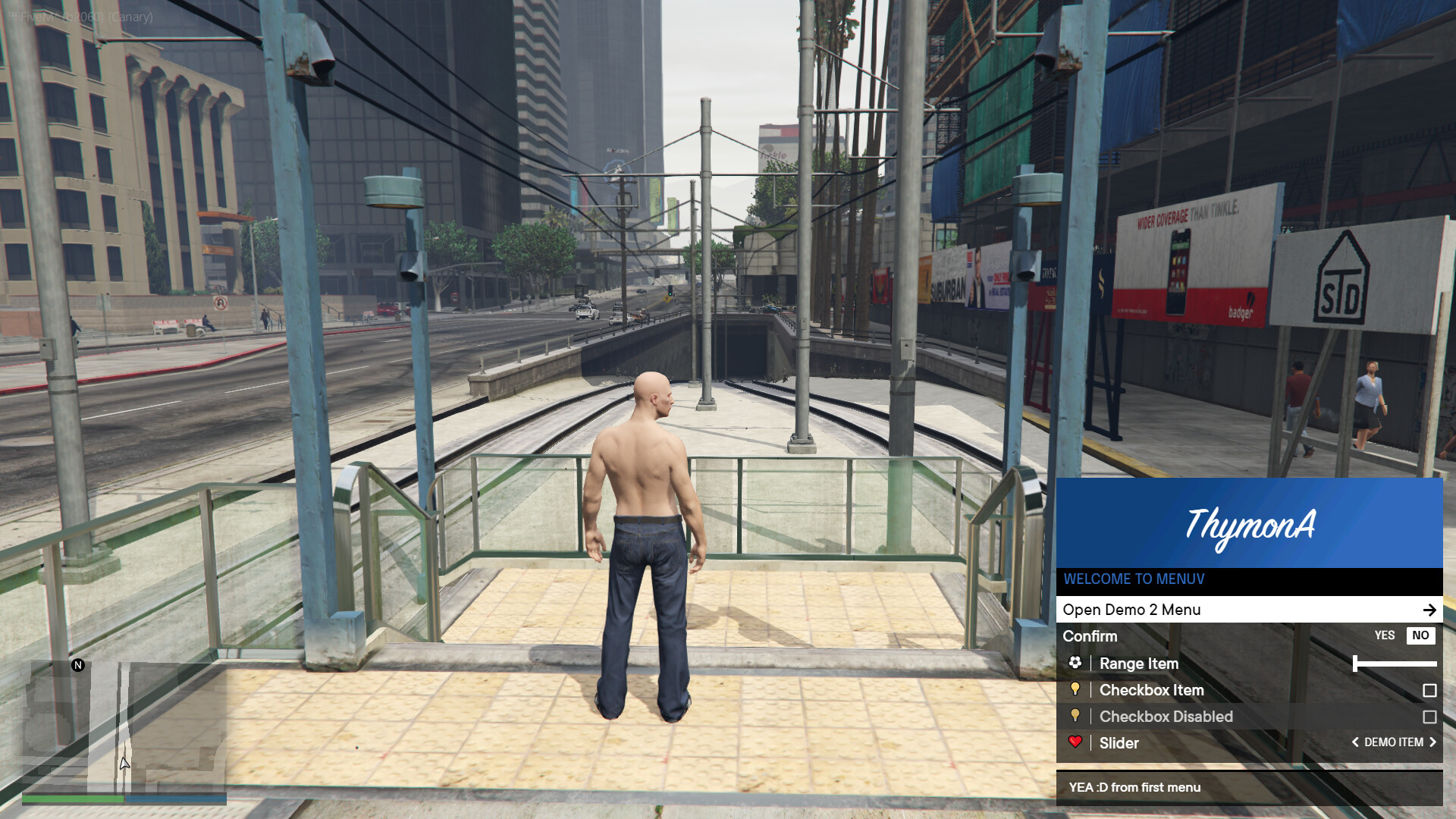 [Release] MenuV - Standalone NUI menu for FiveM (v1.4), docs added ...