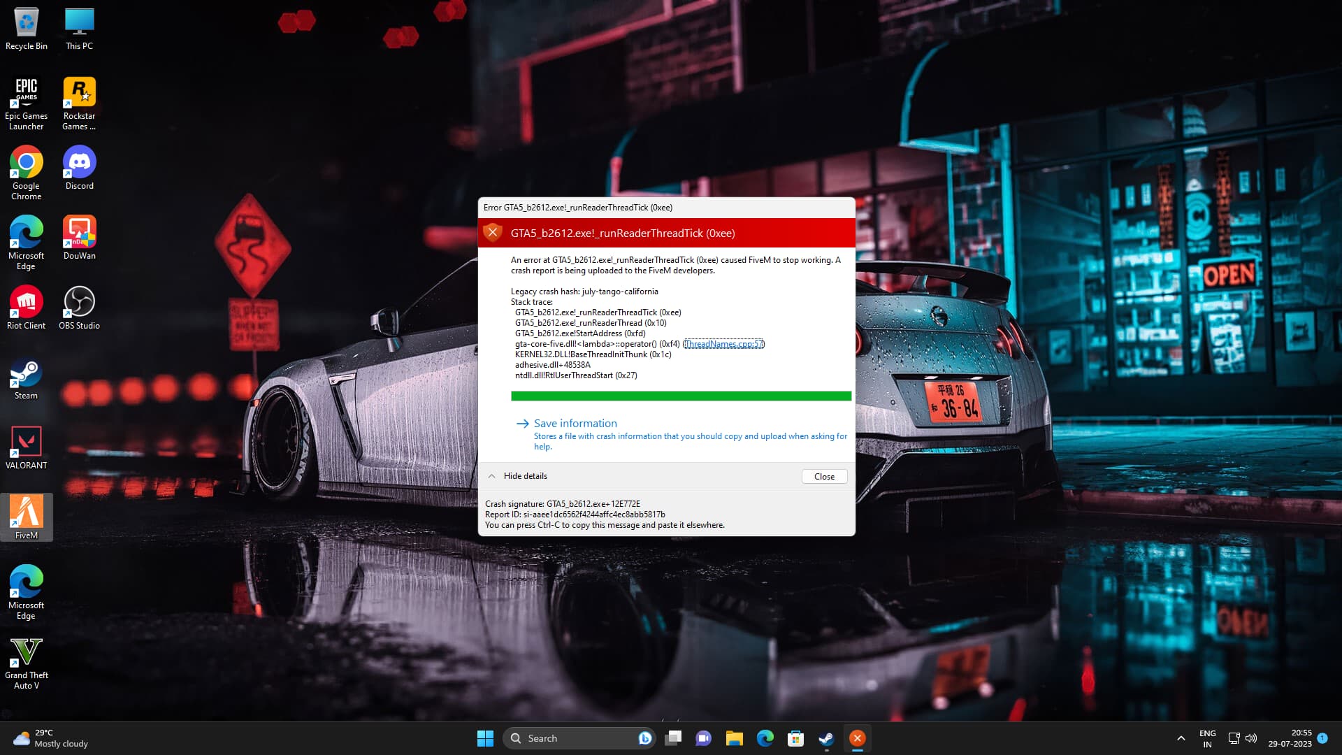Fivem crashing - FiveM Client Support - Cfx.re Community Fivem crashing - FiveM Client Support - Cfx.re Community