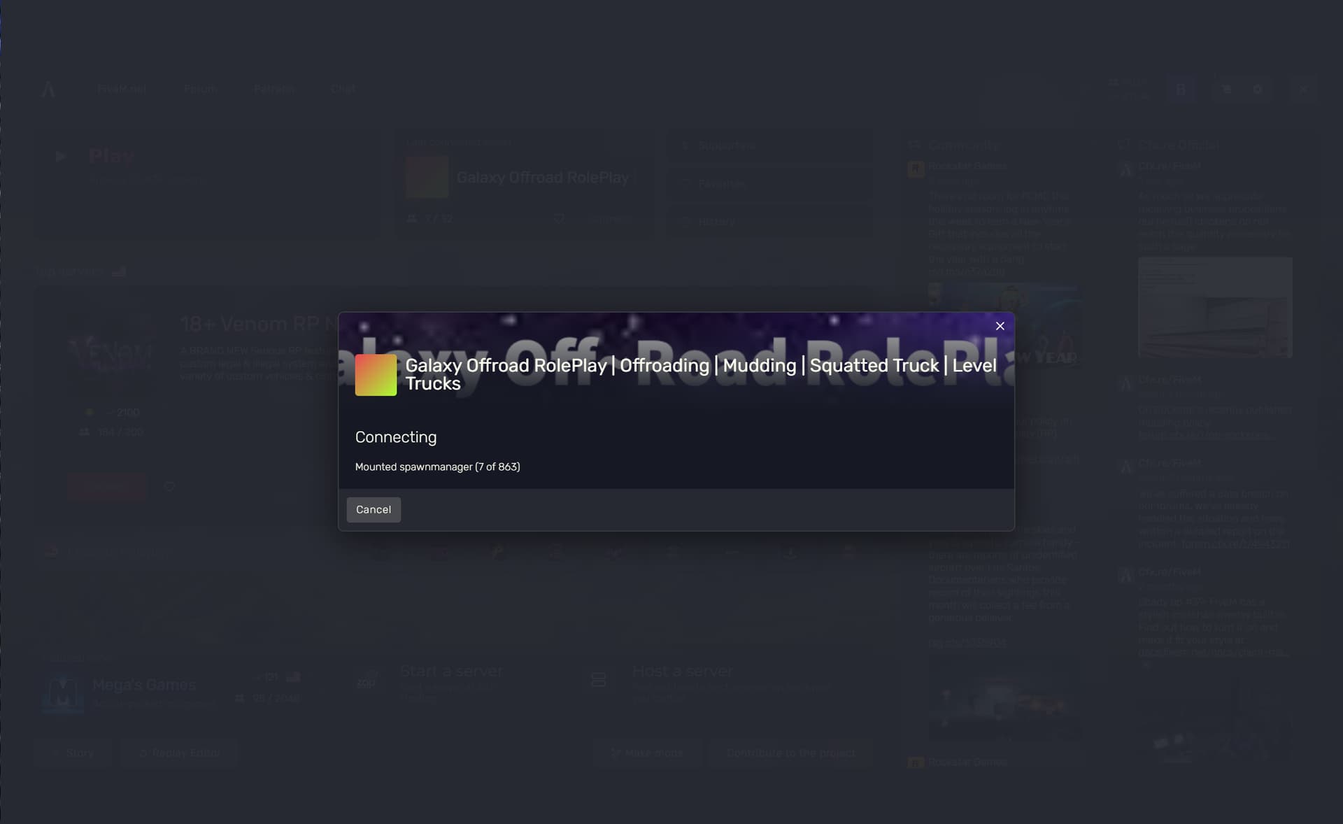 Stuck on connecting screen loading into any server - FiveM Client Support - Cfx.re Community