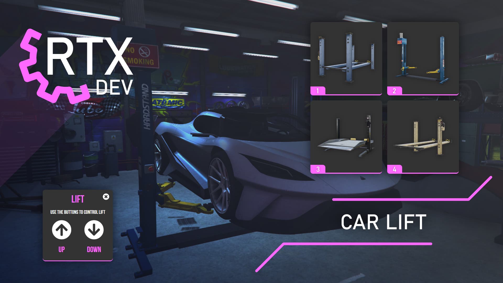 [PAID] [Standalone] [ESX] [QBCORE] Car Lift (4 types) - FiveM Releases ...