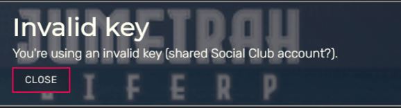 Invalid key - FiveM Client Support - Cfx.re Community