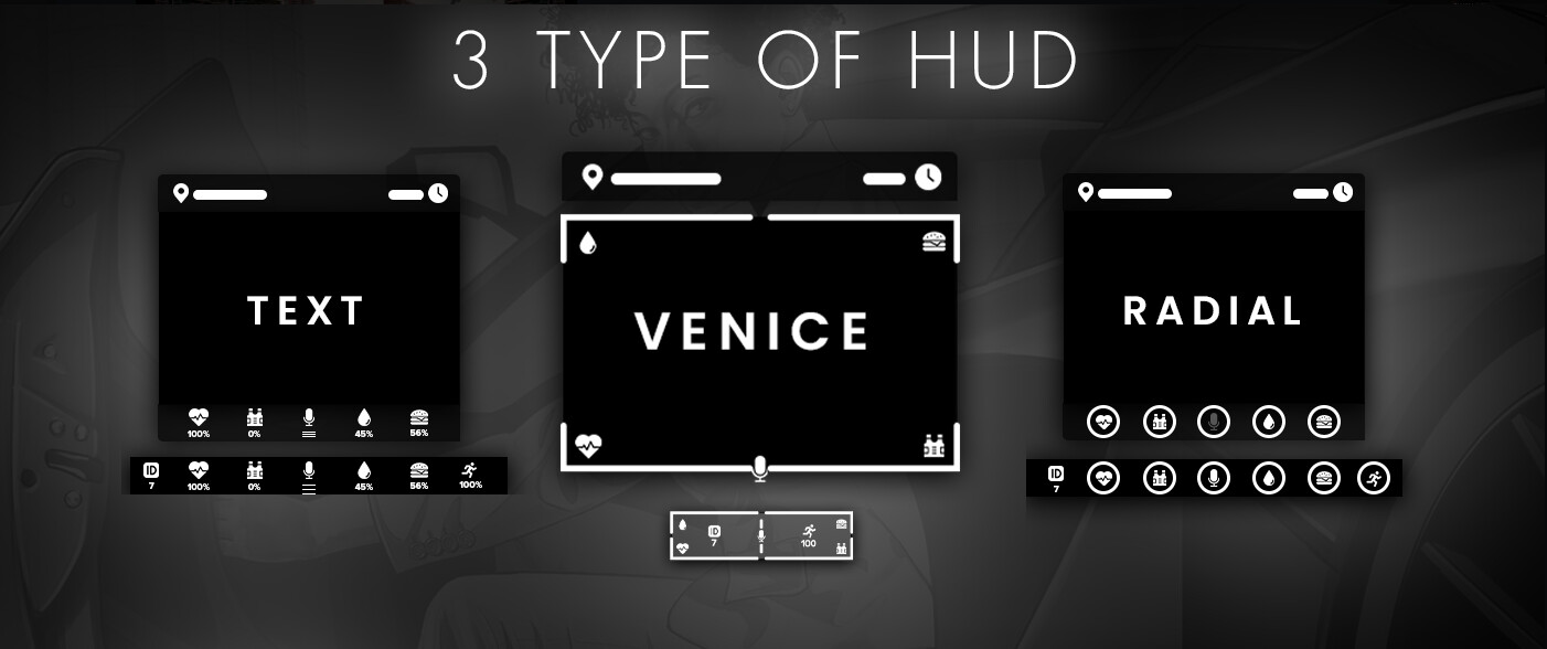 Codem-BLVCK Hud [ESX - QB] - FiveM Releases - Cfx.re Community