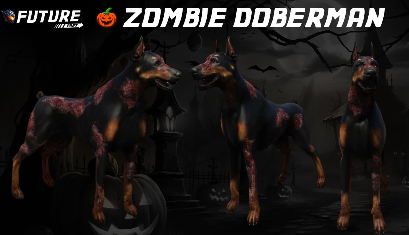 [PAID] FUTURE Doberman Zombie x Halloween [PED] [DOGS] [PETS] - FiveM ...