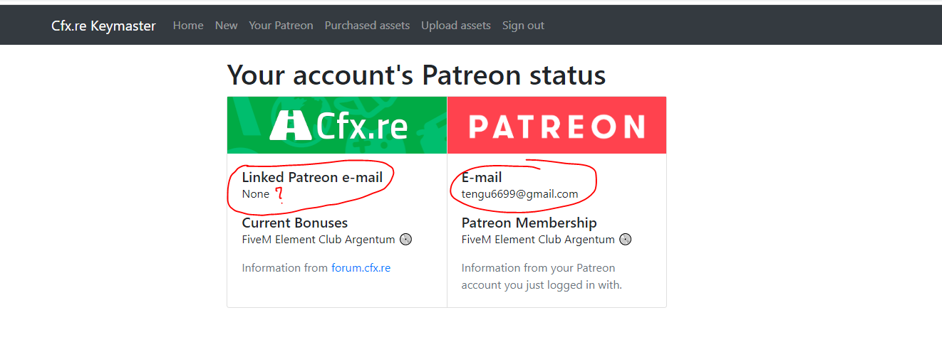 [HELP] CFX,KEYMASTER,PATREON - Server Discussion - Cfx.re Community