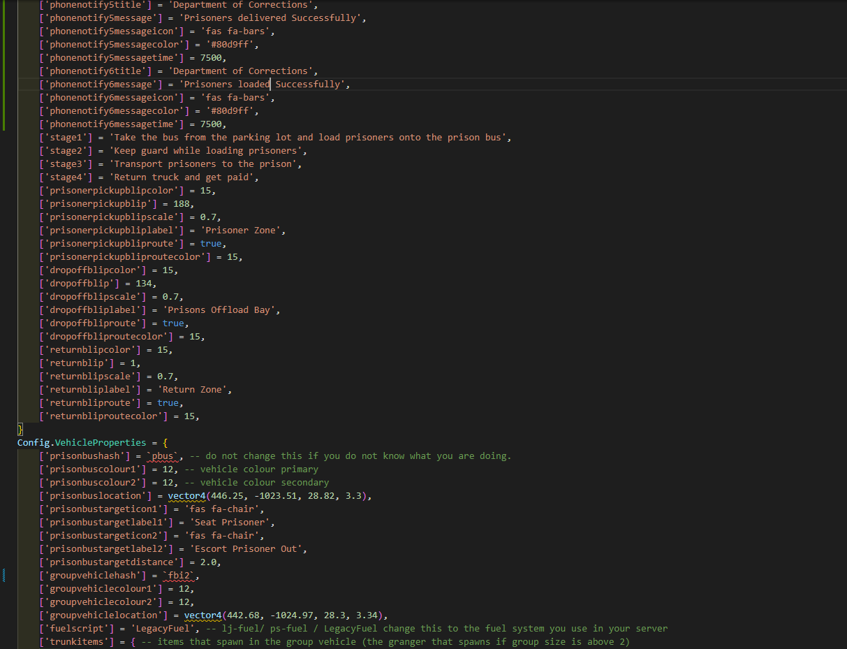 [QBCore] Prisons Transport Job - FiveM Releases - Cfx.re Community