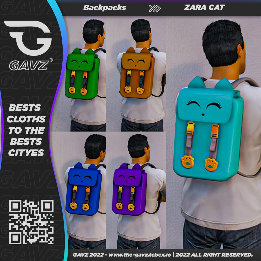 [PAID] [ADD-ON] Zara Cat Backpack - FiveM Releases - Cfx.re Community