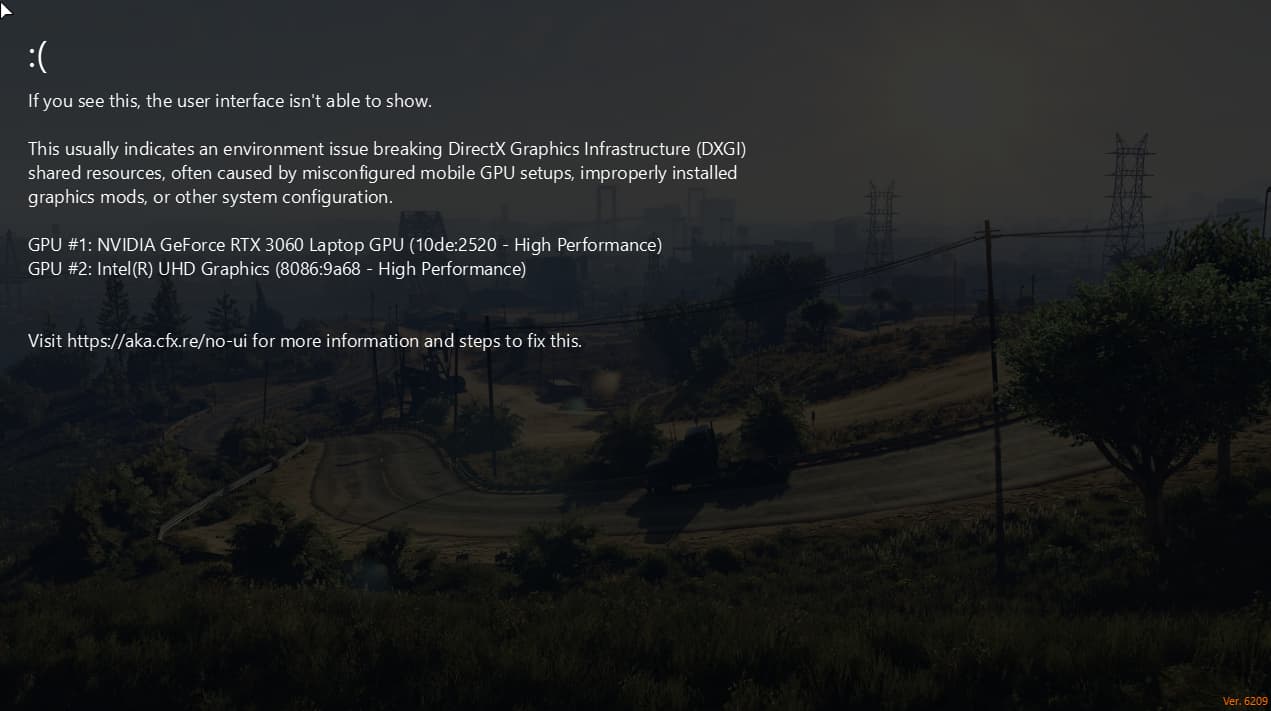 [FIXED] RedM don't start after changing API from Vulkan to DirectX (UI ...