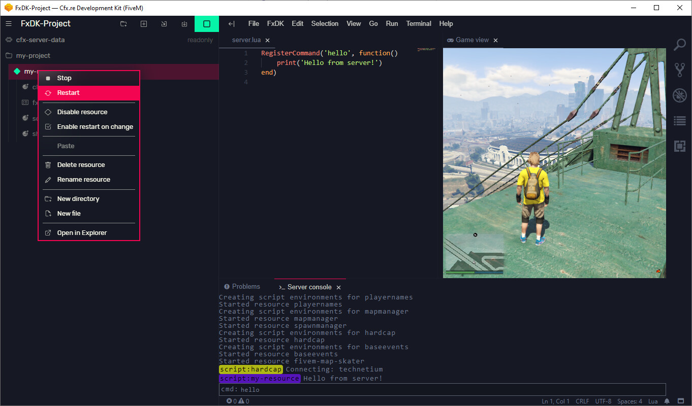 Announcing the Cfx.re Development Kit Beta: Live code editing, server ...