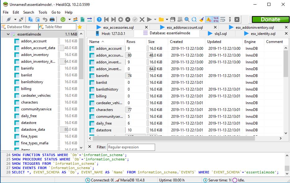 Erro Mysql - ES/ESX - Cfx.re Community
