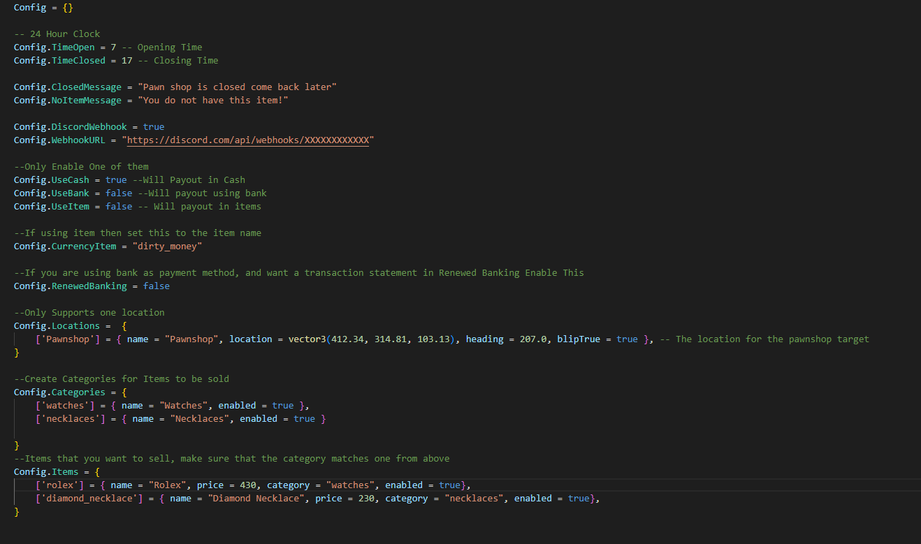 [PAID] LC-Pawnshop : An Advanced Pawnshop System - Releases - Cfx.re ...