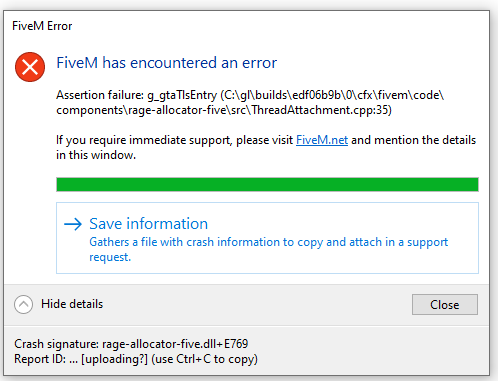 Unable to access Fivem - Loading into GTA5 Story Mode - FiveM Client ...