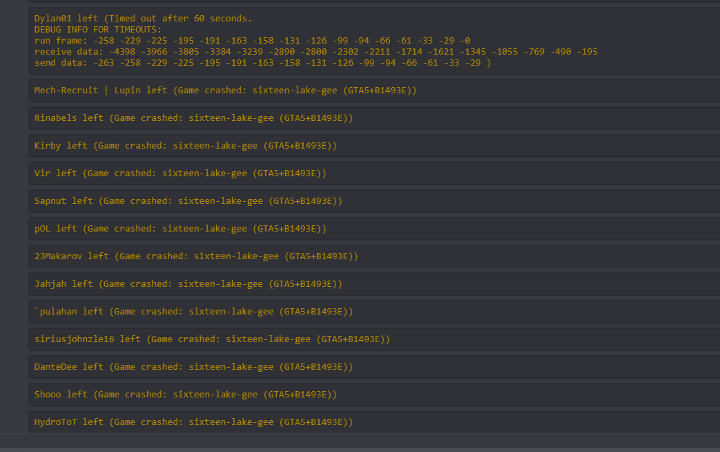 [SOLVED] Massive NPC's Spawn (EDIT: Never seen GTA V Crashes?) - Server ...