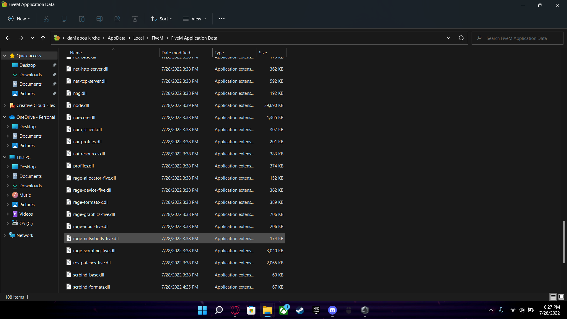 FiveM is open but i cant see it/ sometime i get an error message ...