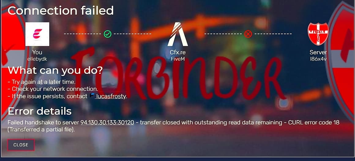 Help pls (error code curl 18) - FiveM Client Support - Cfx.re Community